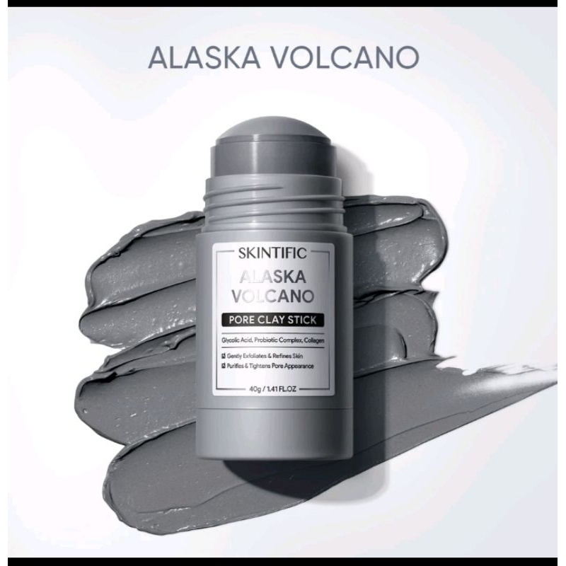 Jual SKINTIFIC Alaska Volcano Pore Clay Stick 40g | Shopee Indonesia