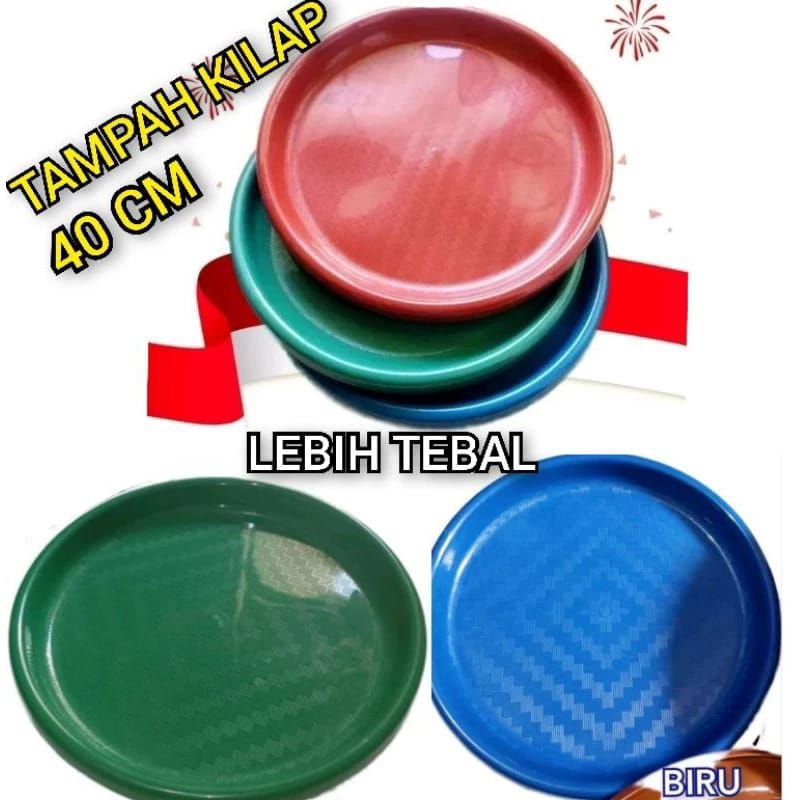 Jual TAMPAH - PLASTIK - 40 CM - KILAP TERMURAH / NAMPAN BULAT 40 CM ...
