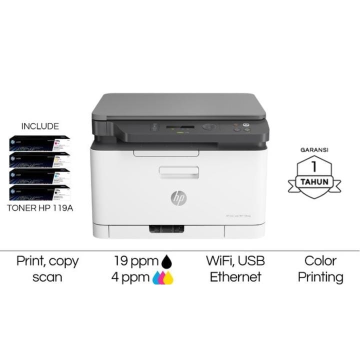 Jual Printer HP Color LaserJet Pro MFP 178nw All In One Support ...