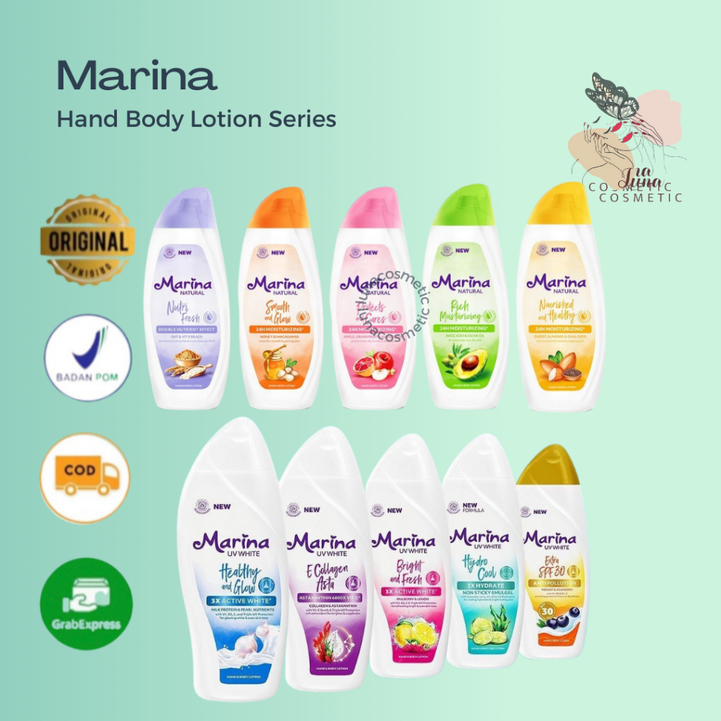 Jual Marina Hand Body Lotion Series | Shopee Indonesia