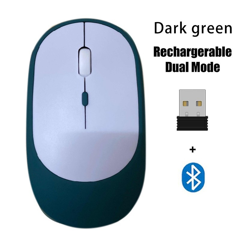 Jual Goojodoq Bluetooth Mouse Wireless Silent Ultra Tipis Portable ...