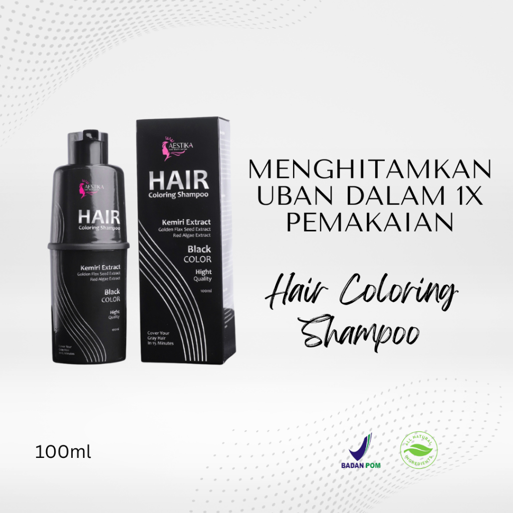 Jual Aestika Shampo Penghitam Rambut Beruban / Menguatkan akar rambut ...