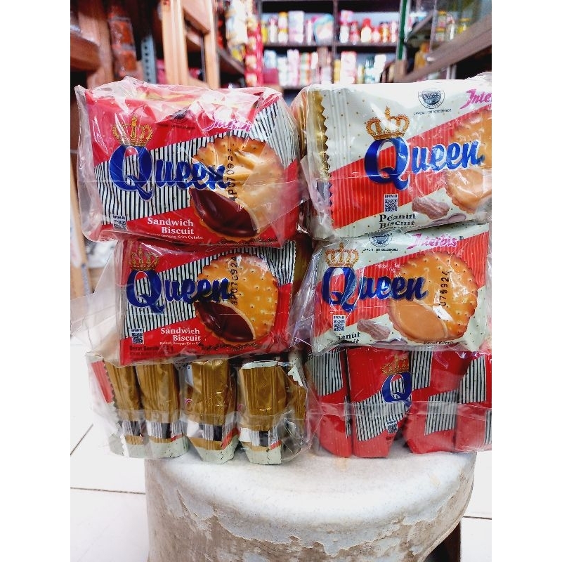 Jual Interbis Queen / Coklat Peanut Biskuit / Biskuit Jadul / Biskuit ...