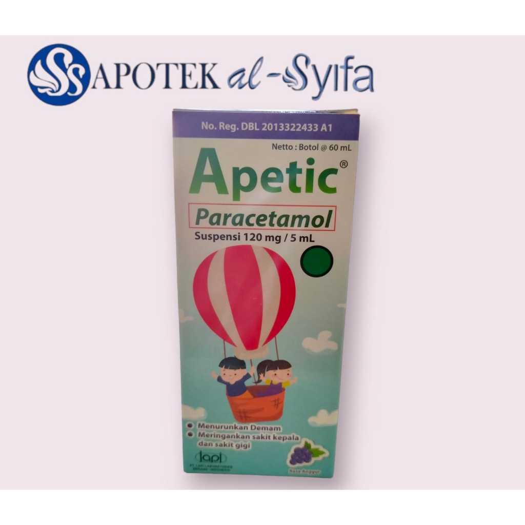Jual Apetic paracetamol sirup 60ml | Shopee Indonesia