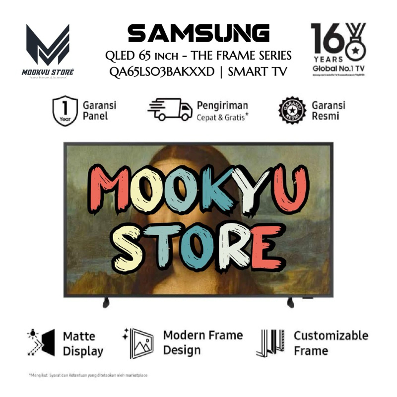 Jual SAMSUNG THE FRAME 65 inch QA65LS03BAKXXD | 65LS05BAK | QA65LS03B ...