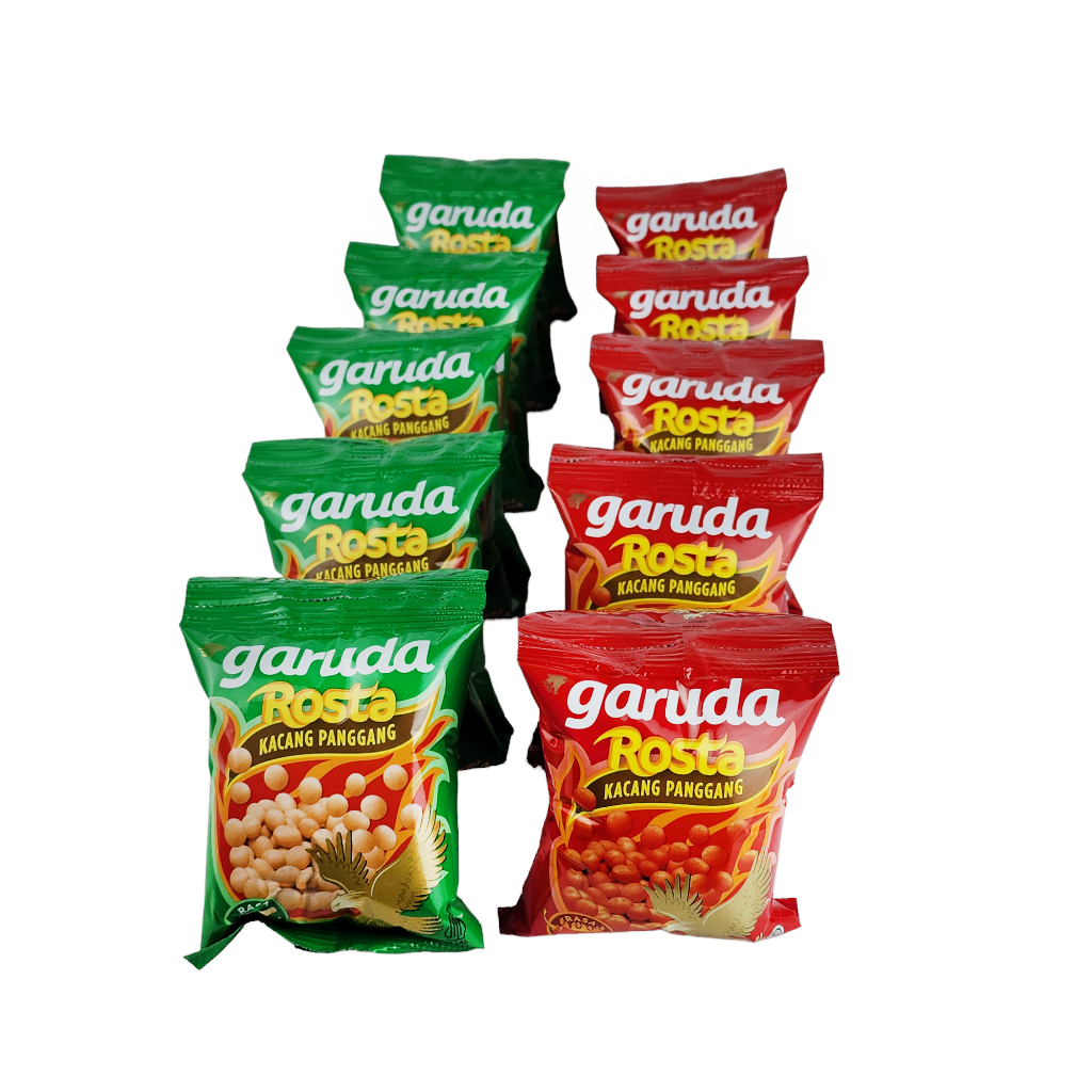 Jual Kacang Garuda Rosta Renceng - Netto 10 bks x 12 gr | Shopee Indonesia