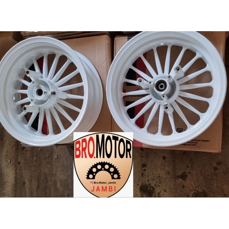 Jual velg vrossi palang 18 venom galaxy nmax new warna putih | Shopee ...