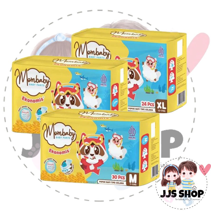 Jual MOMBABY EKONOMIS M30 L28 XL24 POPOK CELANA PANTS MURAH SEKALI PAKAI | Shopee Indonesia