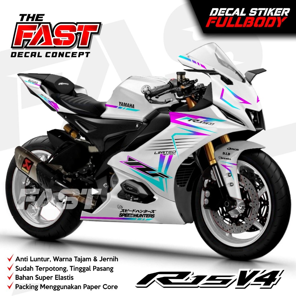 Jual BISA COD Decal R15 V4 Full Body Stiker R15 V4 Full Body Dekal R15 ...