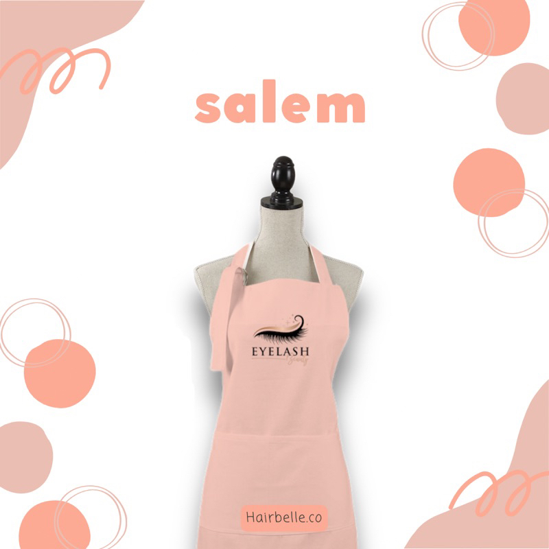 Jual Celemek Apron Salon Kecantikan Apron Eyelash Apron Klinik Celemek ...