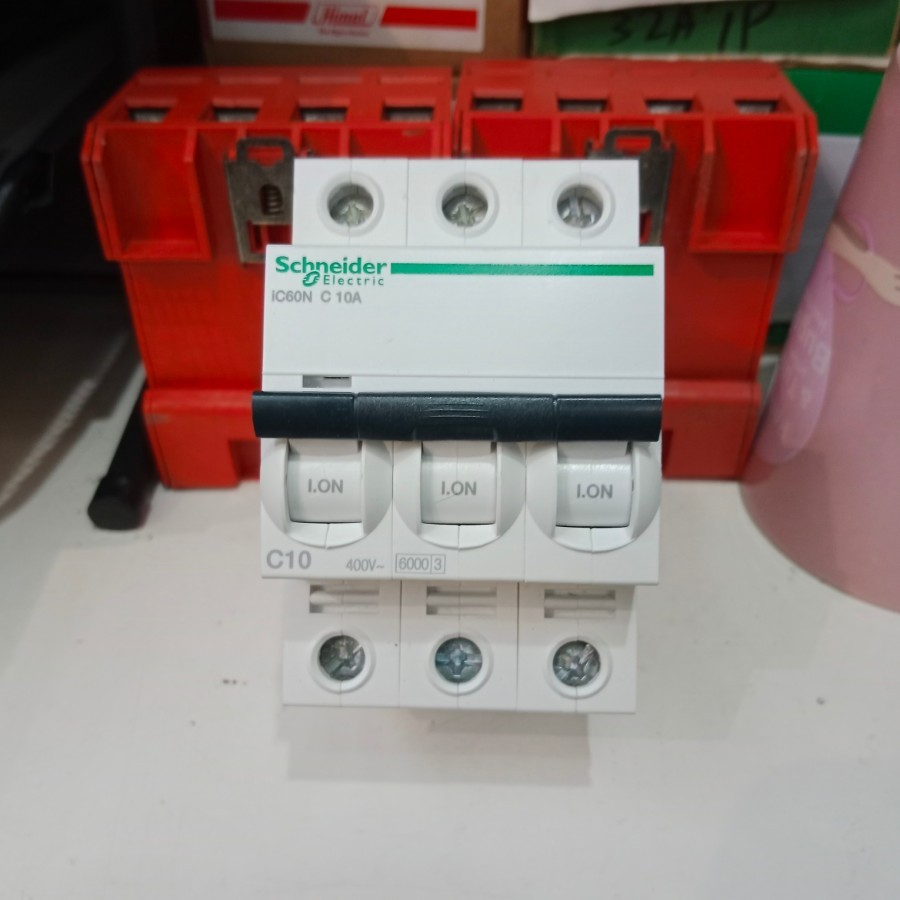 Jual MCB IC 60 N X 3 Phase Schneider + Auxiliray ACTI9 IOF/SD-OF 240 ...