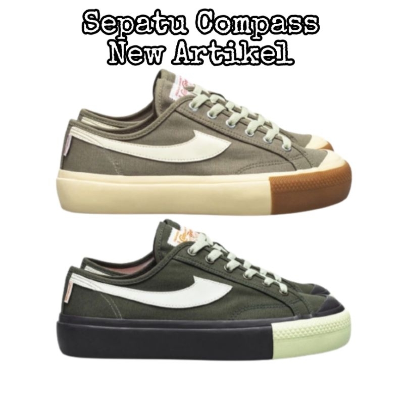 Jual [100% ORIGINAL] SEPATU COMPASS SEASONAL - COMPASS GAZELLE LOW ...