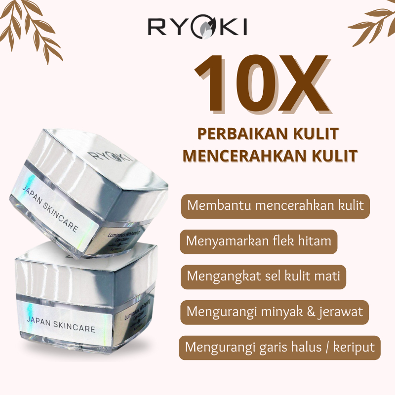 Jual Ryoki Japan Skincare Night Bright Cream Krim Malam Whitening Glow ...