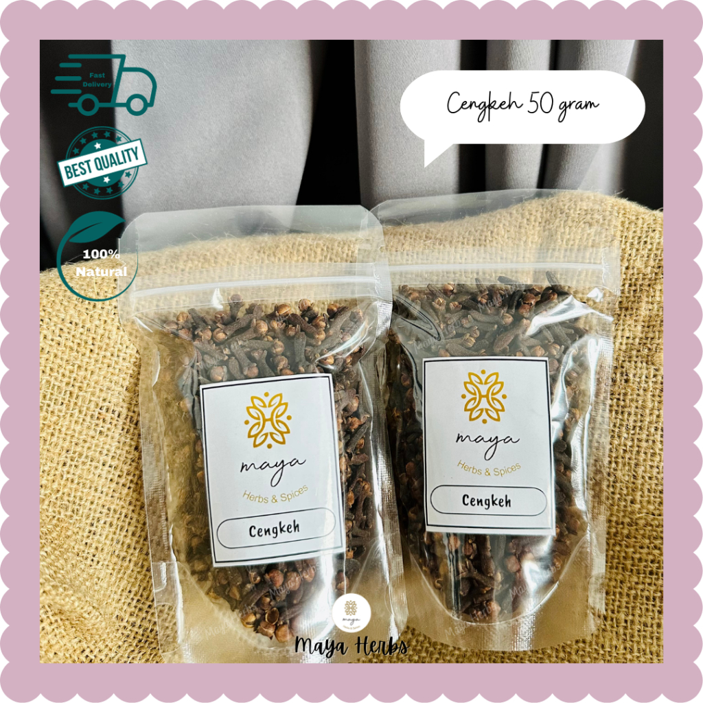 Jual Cengkeh Kering / Cengkih / Cloves Best Quality 50 gram ( Syzygium ...