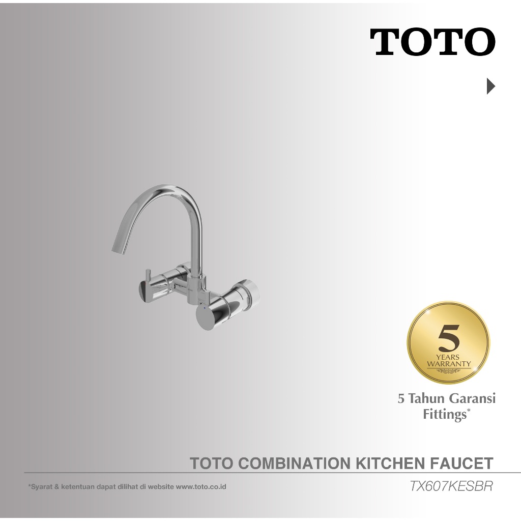 Jual TOTO Kitchen Faucet TX607KESBR | Kran Cuci Piring - Kran Dapur ...