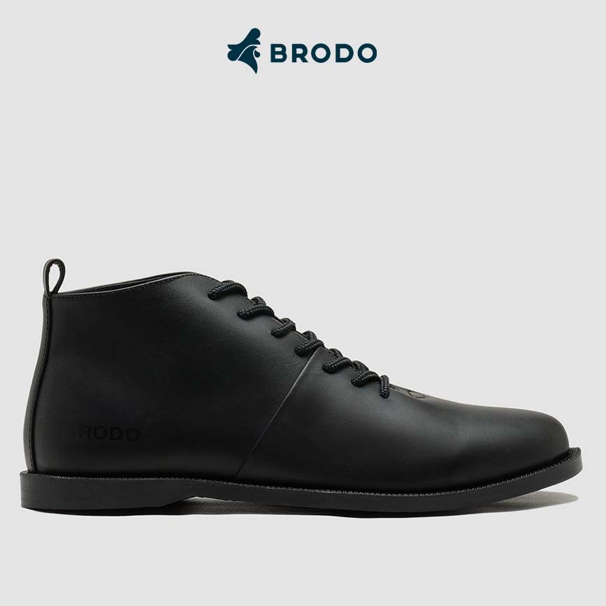 Jual Brodo - Sepatu Signore Eco Full Black | Shopee Indonesia