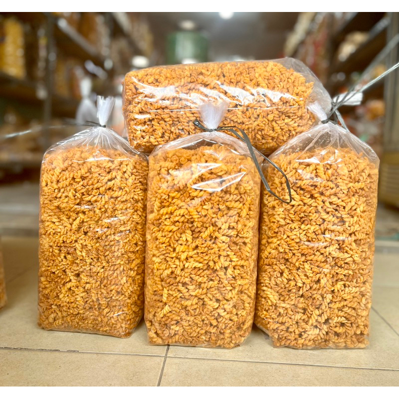 Jual 1 BAL MAKARONI SPIRAL ULIR 2KG RENYAH TIDAK KERAS ALMA.SNACK ...