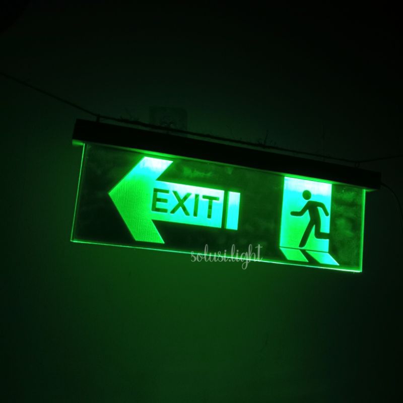 Jual Lampu EXIT Akrilik LED 30 x 10cm - Lampu Darurat Emergency Exit 2 ... Jual Lampu EXIT Akrilik LED 30 x 10cm - Lampu Darurat Emergency Exit 2 ...