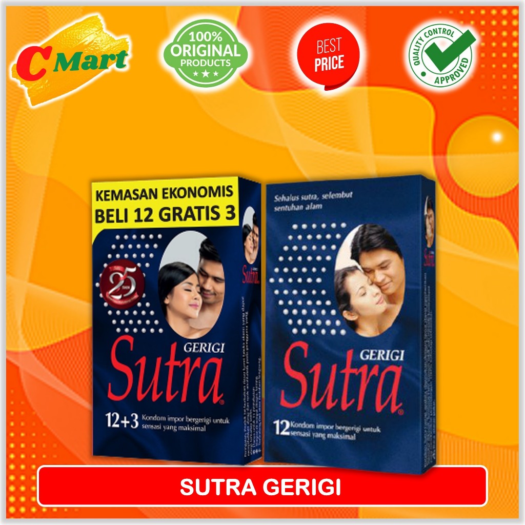 Jual Kondom Sutra Tekstur Gerigi Isi 12S + 3S - Sutra Biru - CMART ...