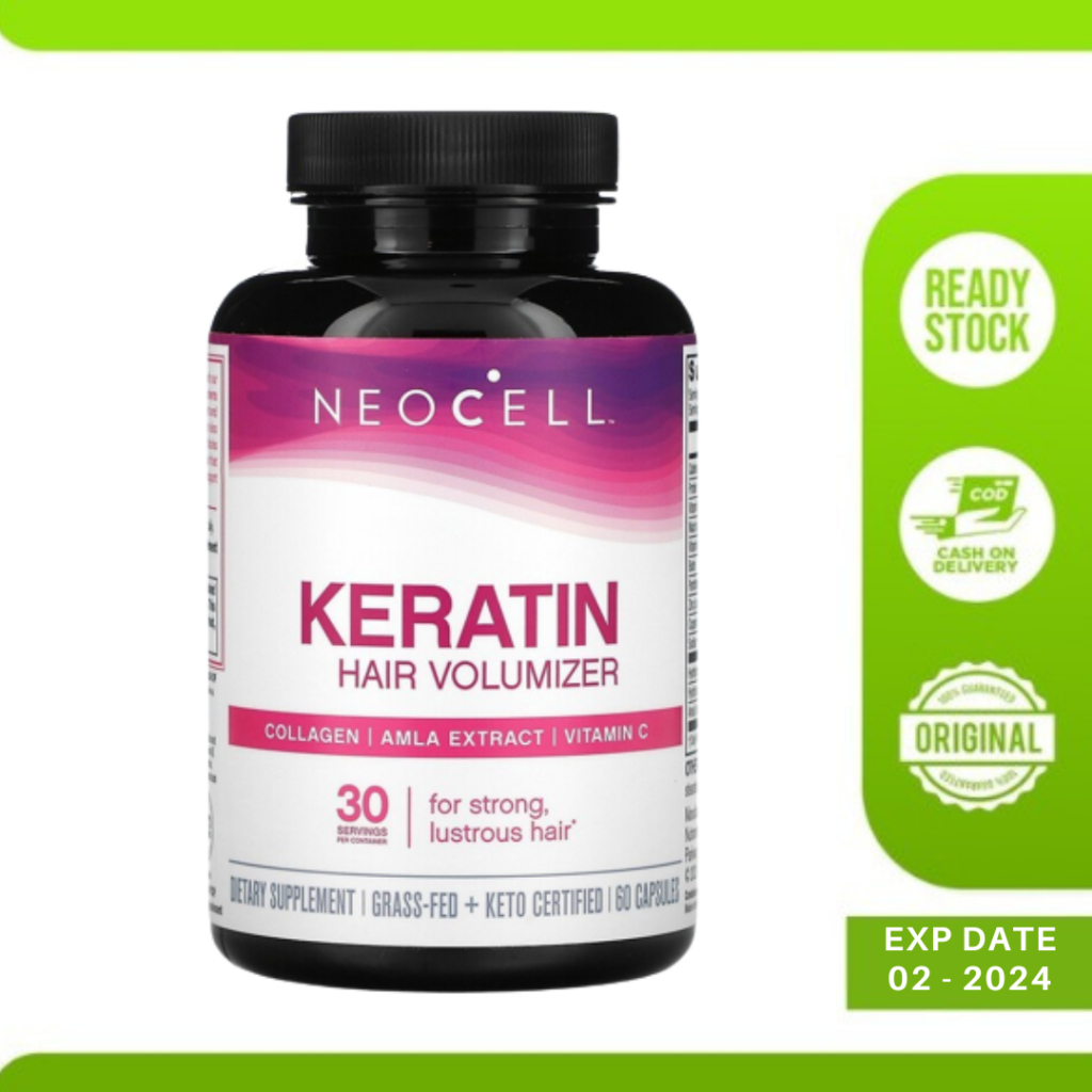 Jual Suplemen Vitamin Penumbuh Rambut Rontok Neocell Keratin Hair ...