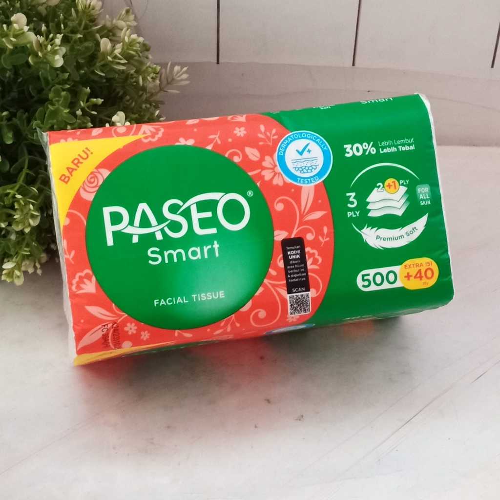 Jual Tissue Paseo Smart 500+40 Helai 3play - Edisi Baru Paseo Smart 250 ...
