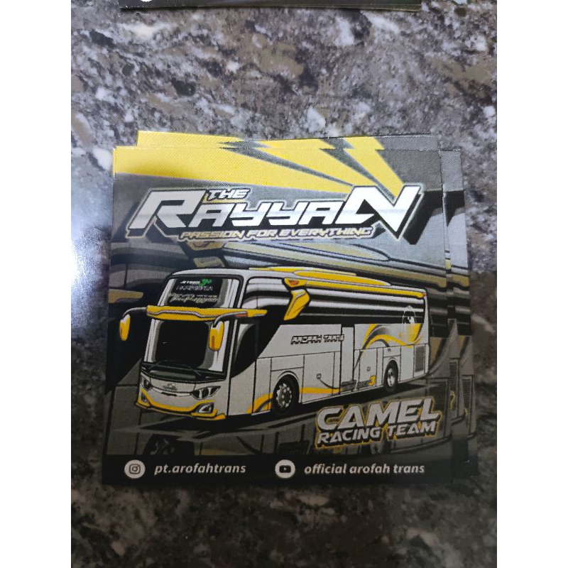 Jual stiker bus arofah trans V2 isi 52 pcs | Shopee Indonesia
