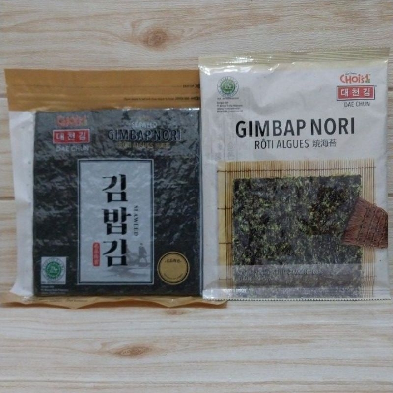 Jual Dae Chun Gimbab Nori Seaweed isi 50lembar / 10lembar | Shopee ...