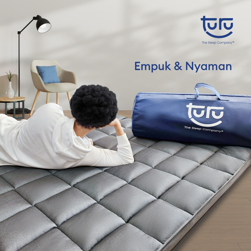Jual TURU Tofu Kasur Lantai Gulung Premium / Travel Bed Premium ...