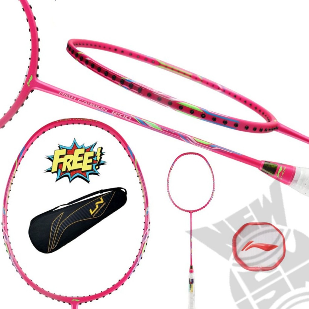 Jual Raket Badminton Lining High Carbon 1200 | Shopee Indonesia