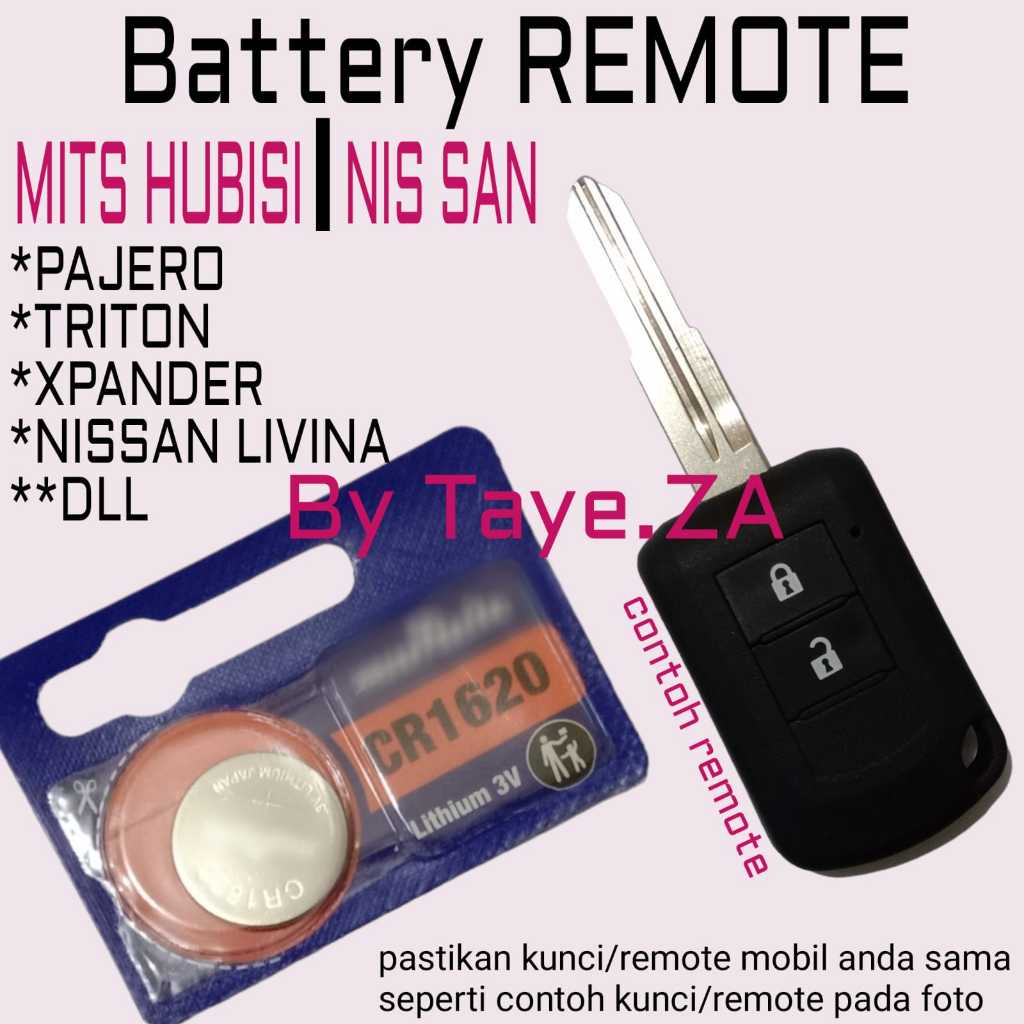 Jual Baterai Battery Batre Batrai Untuk Remote Remot Mobil Xpander ...