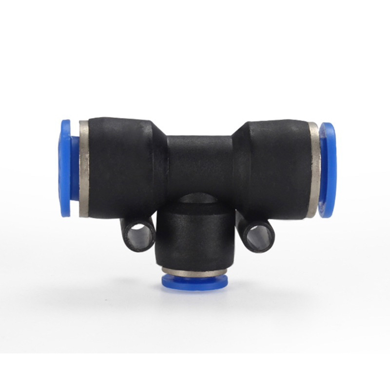 Jual FITTING PNEUMATIC TEE 12MM T SELANG 12MM SAMBUNGAN SELANG ...