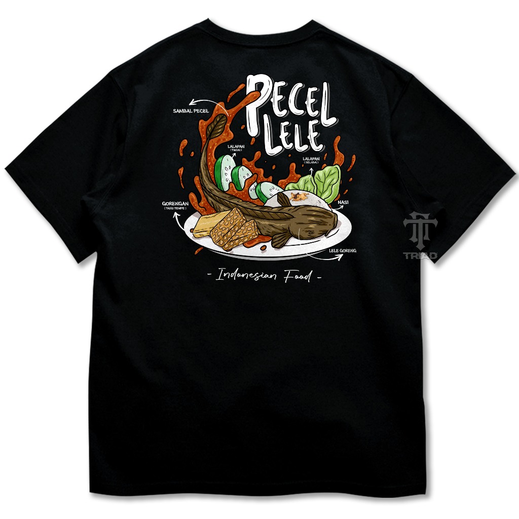 Jual Kaos Indonesia Local Food Series SAMBEL PECEL LELE LALAPAN ...