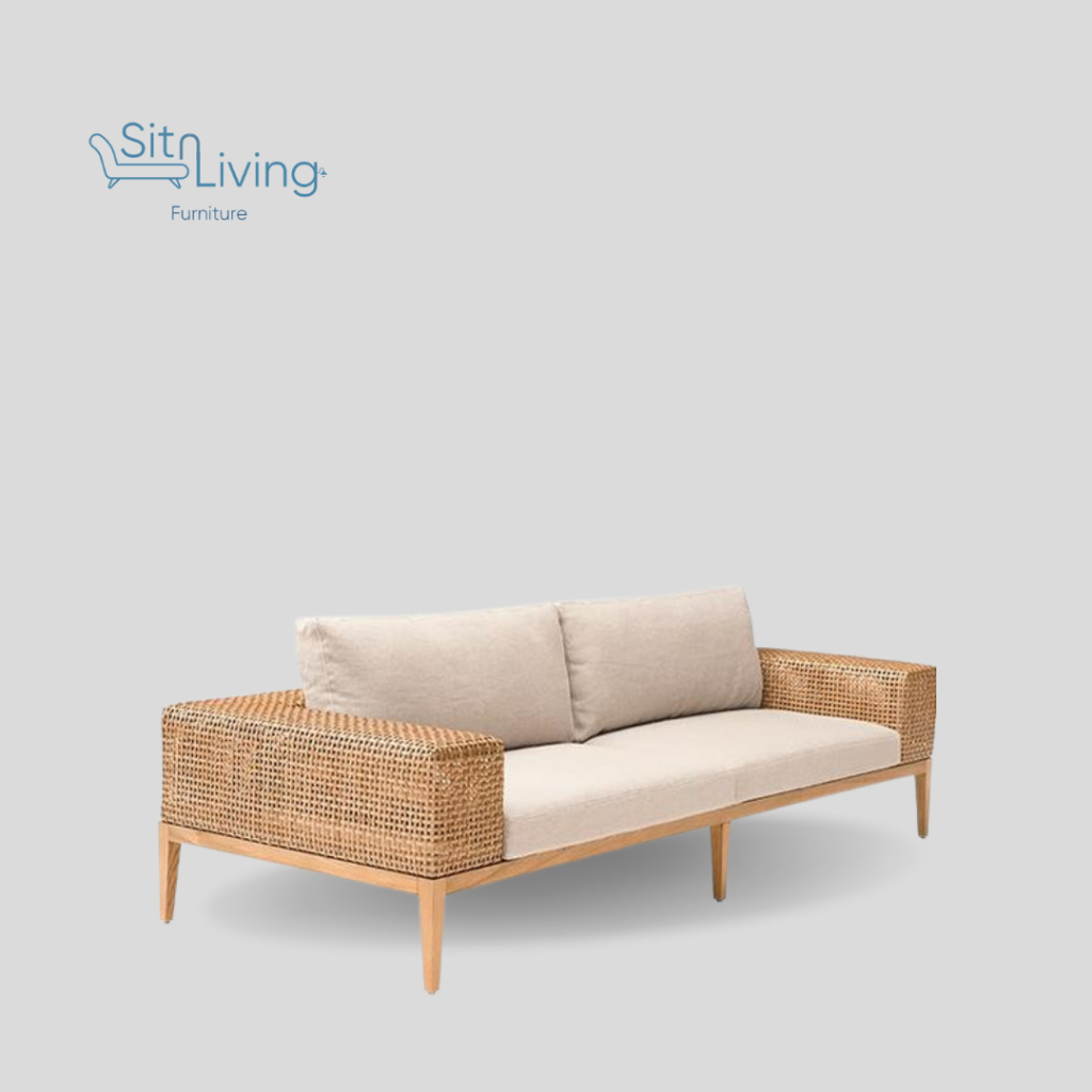Jual Sofa Rotan Outdoor / Sofa Rotan Estetik / Sofa Rattan / Meubel ...
