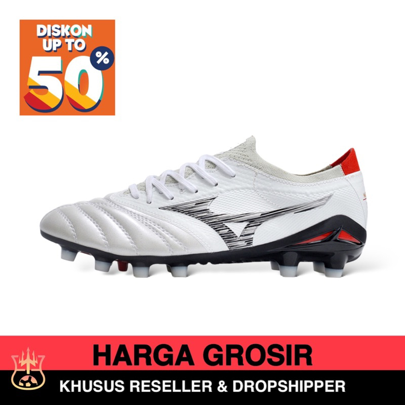 Jual Sepatu Bola Morelia Neo 4 Beta White Black Red FG | Shopee Indonesia