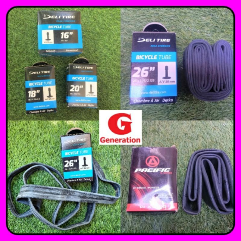 Jual Ban Dalam Sepeda Deli Tire 16 / 20 x 2.30 - 3.0 / 18 x 2.125 - 3.0 / 20x2.30/3.0 AV ...