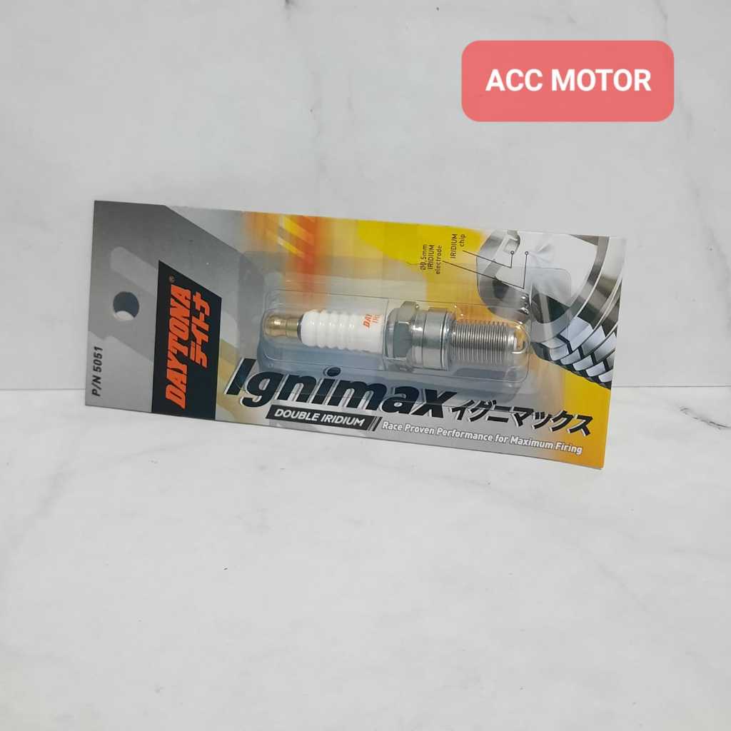 Jual Busi Motor Scorpio Z Daytona Ignimax Double Iridium 5051 | Shopee Indonesia