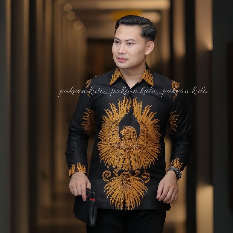 Jual Batik Premium Motif Garuda Sogan | Shopee Indonesia
