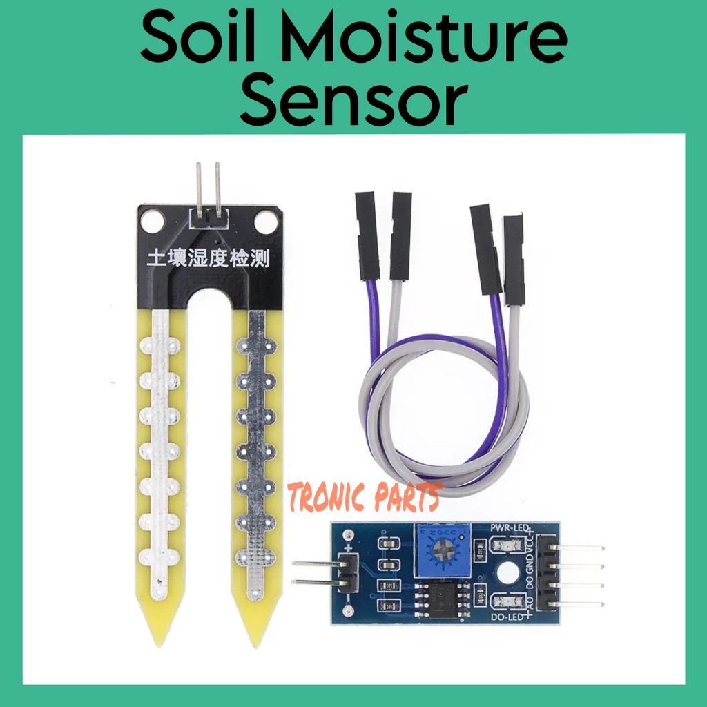 Jual Soil Moisture Sensor Hygrometer Detection Humadity Module | Shopee ...