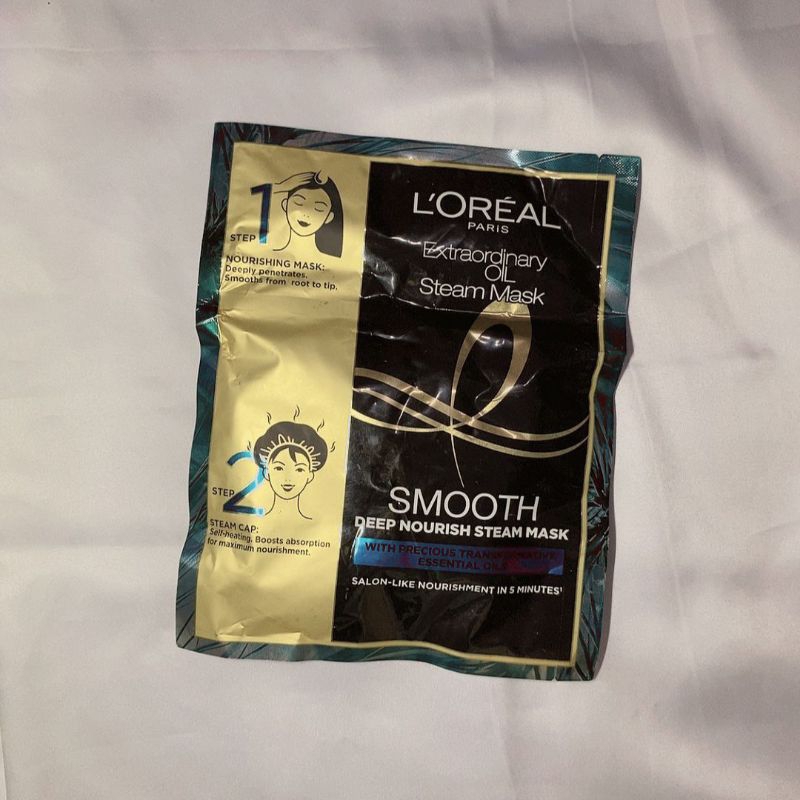 Jual LOreal Paris Extraordinary Oil Steam Hair Mask - Smooth Deep ...