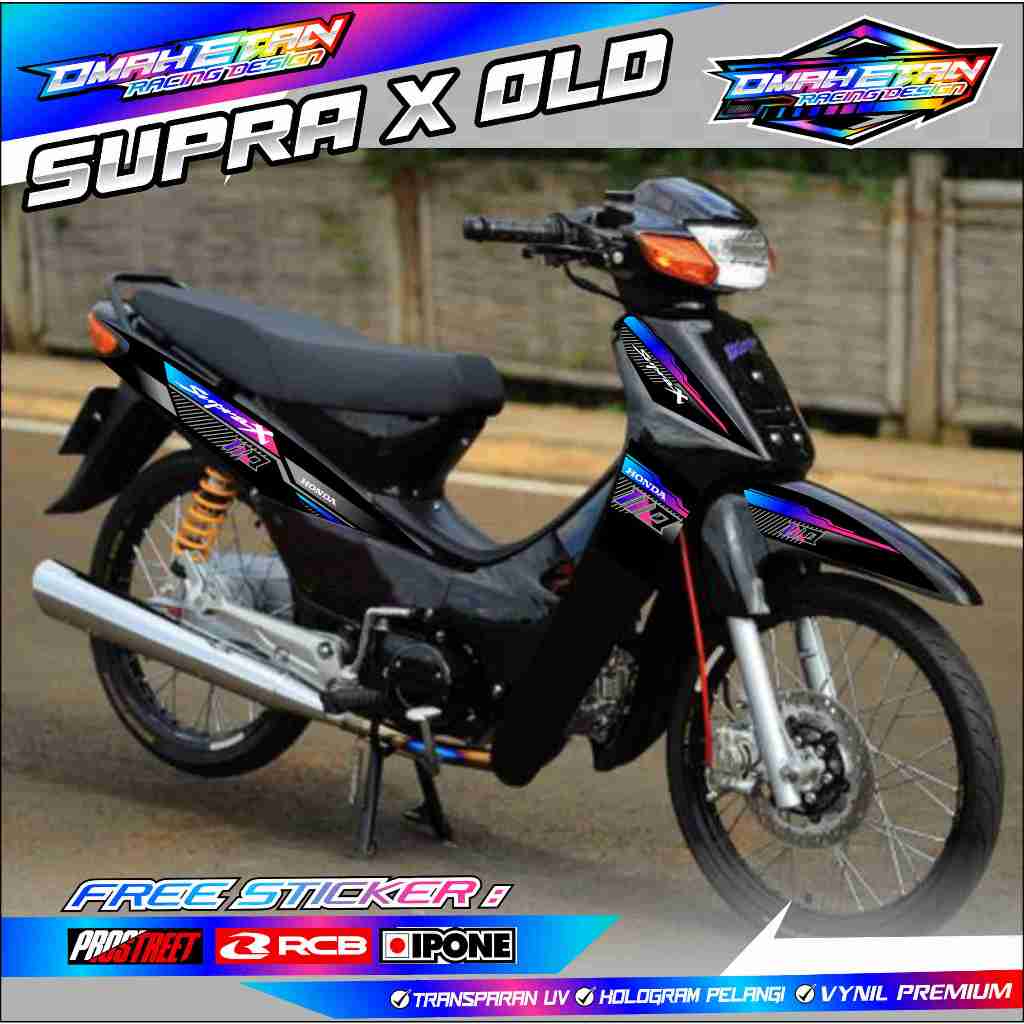 Jual STRIPING VARIASI HONDA SUPRA X OLD / STIKER LIST MOTOR HONDA SUPRA ...