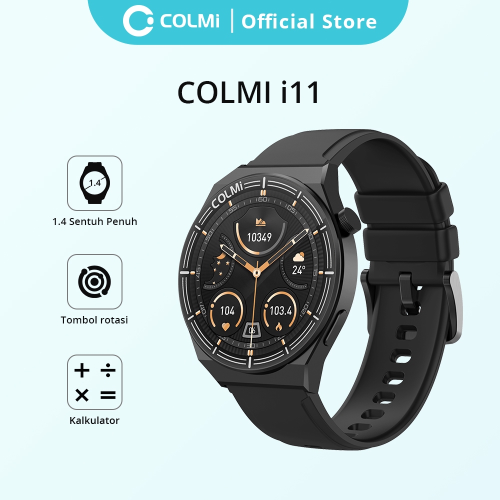 Jual COLMI i11 Smartwatch Tonton izinnya Waterproof Ip67 1.4 Inch Full Touch Screen Watch Swivel ...