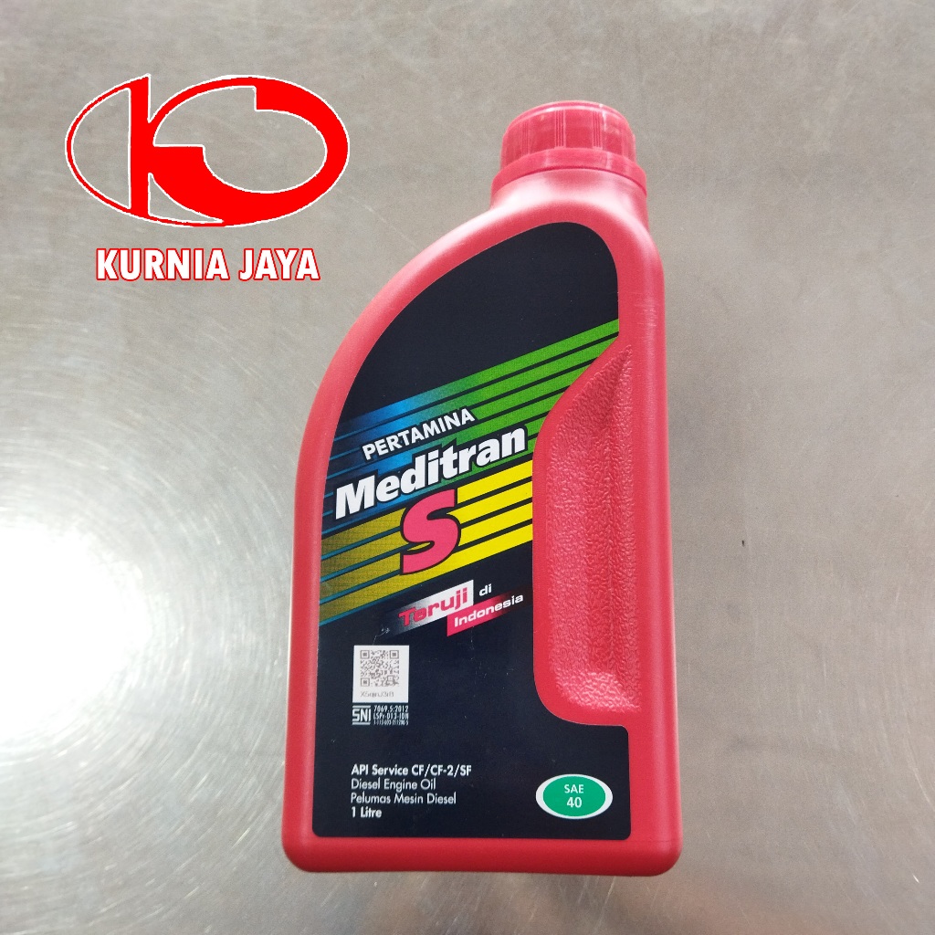 Jual Oli Meditran S Oil Diesel SAE 40 1 Liter Original Pertamina ...