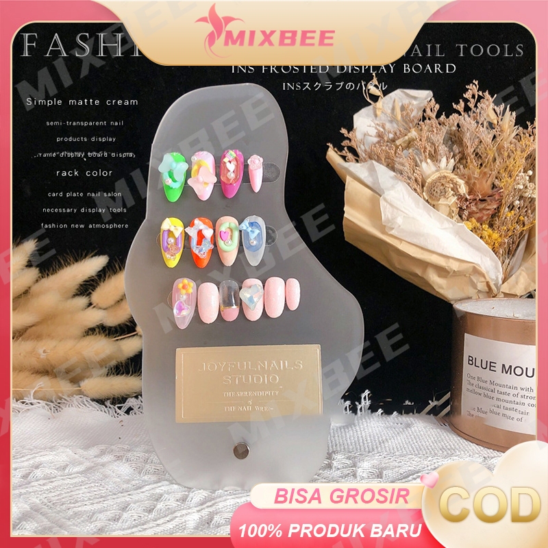 Jual ACRYLIC STAND NAIL DISPLAY NAIL DISPLAY NAIL ART STANDING DISPLAY ...