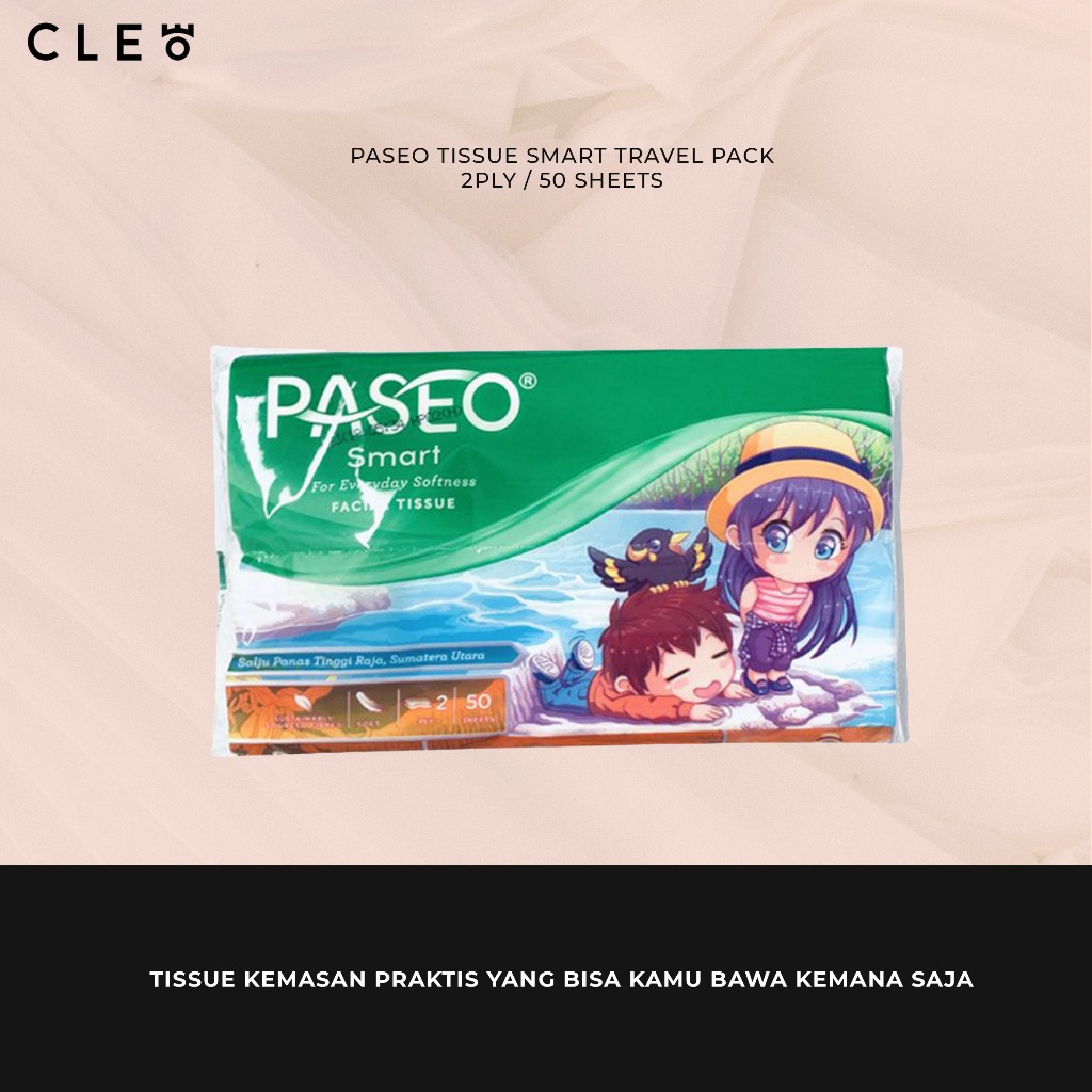 Jual Tissue Paseo Smart Travel Pack 50 lembar 2ply / Tisu Paseo Travel Pack | Shopee Indonesia