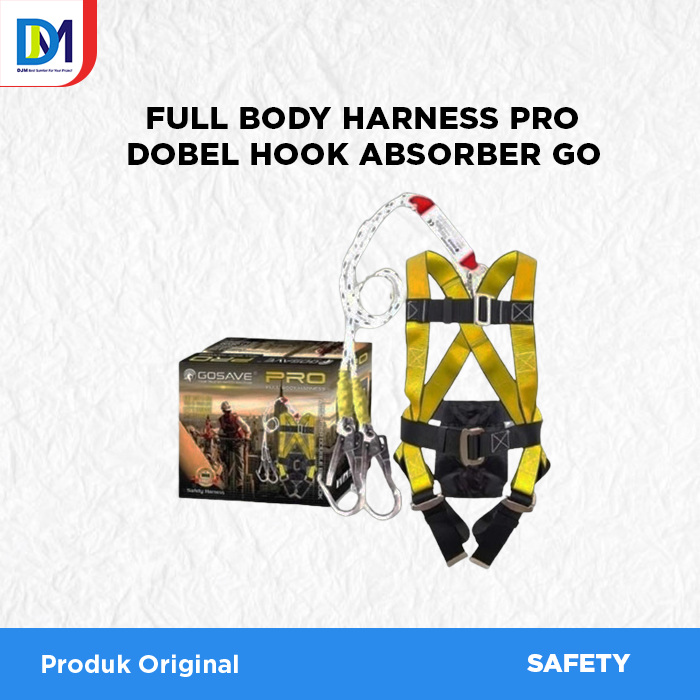 Jual Full Body Harness Gosave Pro Double Hook + Absorber Go Save Produk Ori | Shopee Indonesia