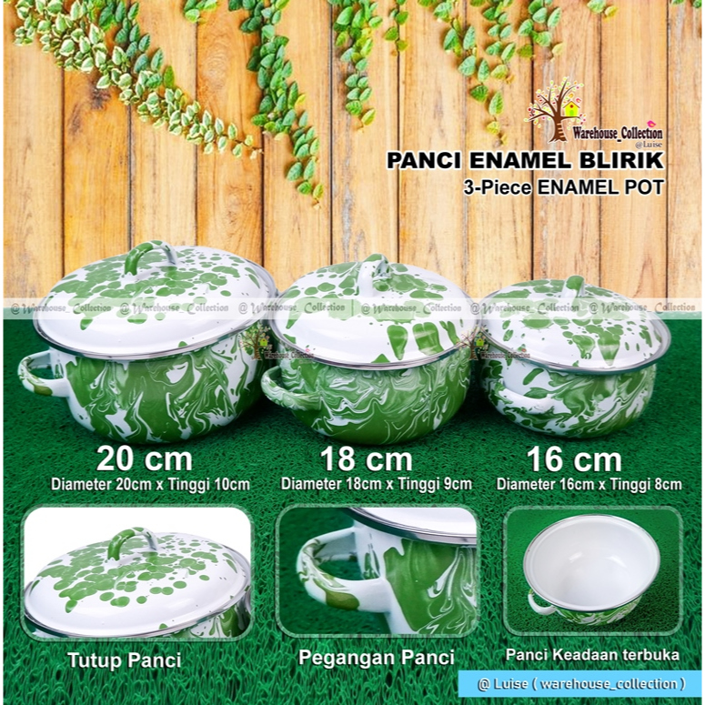 Jual [ PER-BJ ]PANCI BLIRIK/PANCI ENAMEL GEMOY/PANCI BLIRIK LABU/ PANCI ...