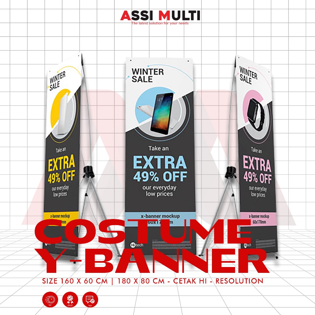 Jual Costume cetak Y - banner flexy / albatros 160 x 60 / 180 x 80 ...