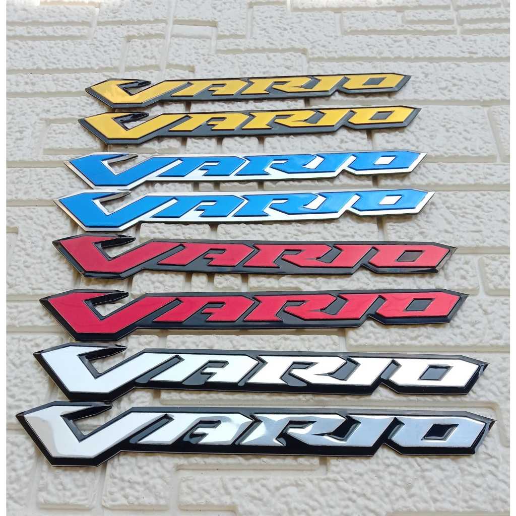Jual EMBLEM LOGO VARIO 3D BUKAN STIKER EMBLEM MOTOR HONDA VARIO HARGA ...