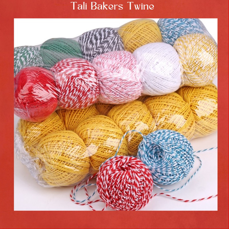 Jual Tali Bakers Twine Tali Rajut Roll Gulungan Aesthetic Tali Hampers ...