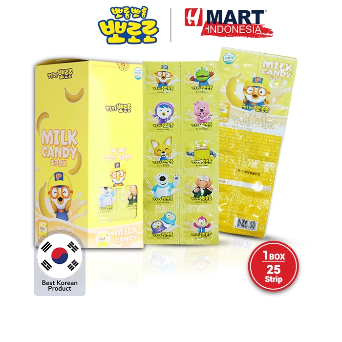 Jual PORORO Only Milk Candy Banana Flavor - Permen Rasa Susu Pisang 1 ...